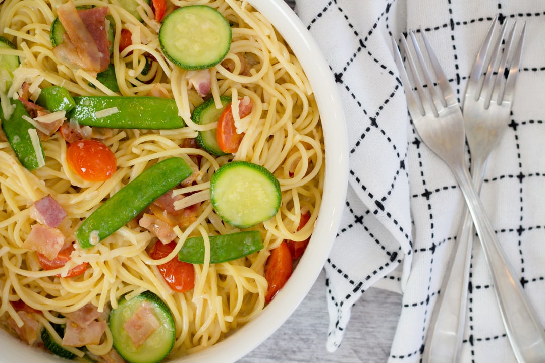 Devour Dinner_Zucchini and Cherry Tomato Pasta_-101 - Devour Dinner