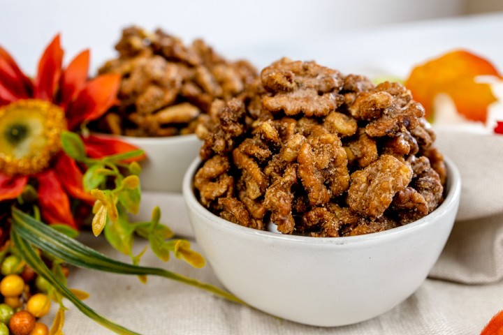 Air Fryer Candied Walnuts - Devour Dinner