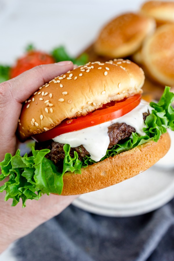 Easy Ranch Burger Recipe - Devour Dinner