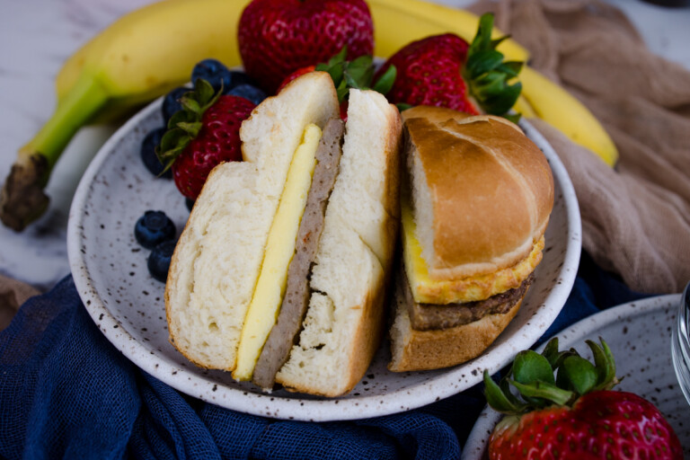 Jimmy Dean Breakfast Sandwich Air Fryer Recipe - Devour Dinner